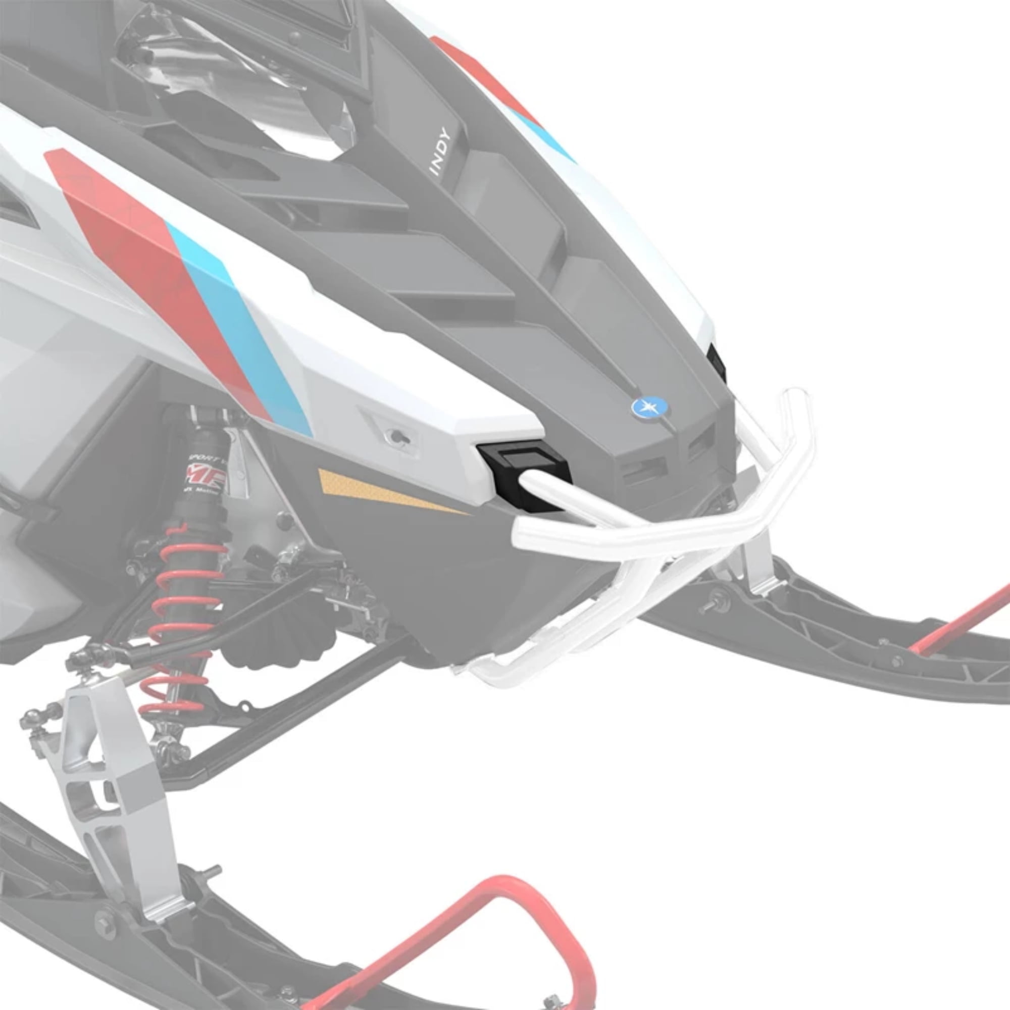 Polaris Snowmobile New OEM Pro-Ride Ultimate Front Bumper, White ...