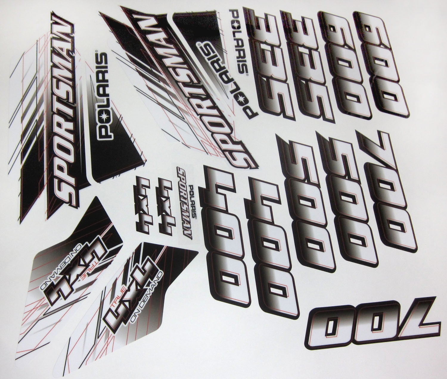 Polaris Sportsman OEM Style Stickers Decals Graphics Kit for 335 400 ...
