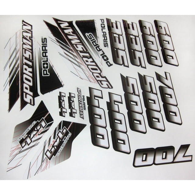 Polaris Sportsman OEM Style Stickers Decals Graphics Kit for 335 400 ...