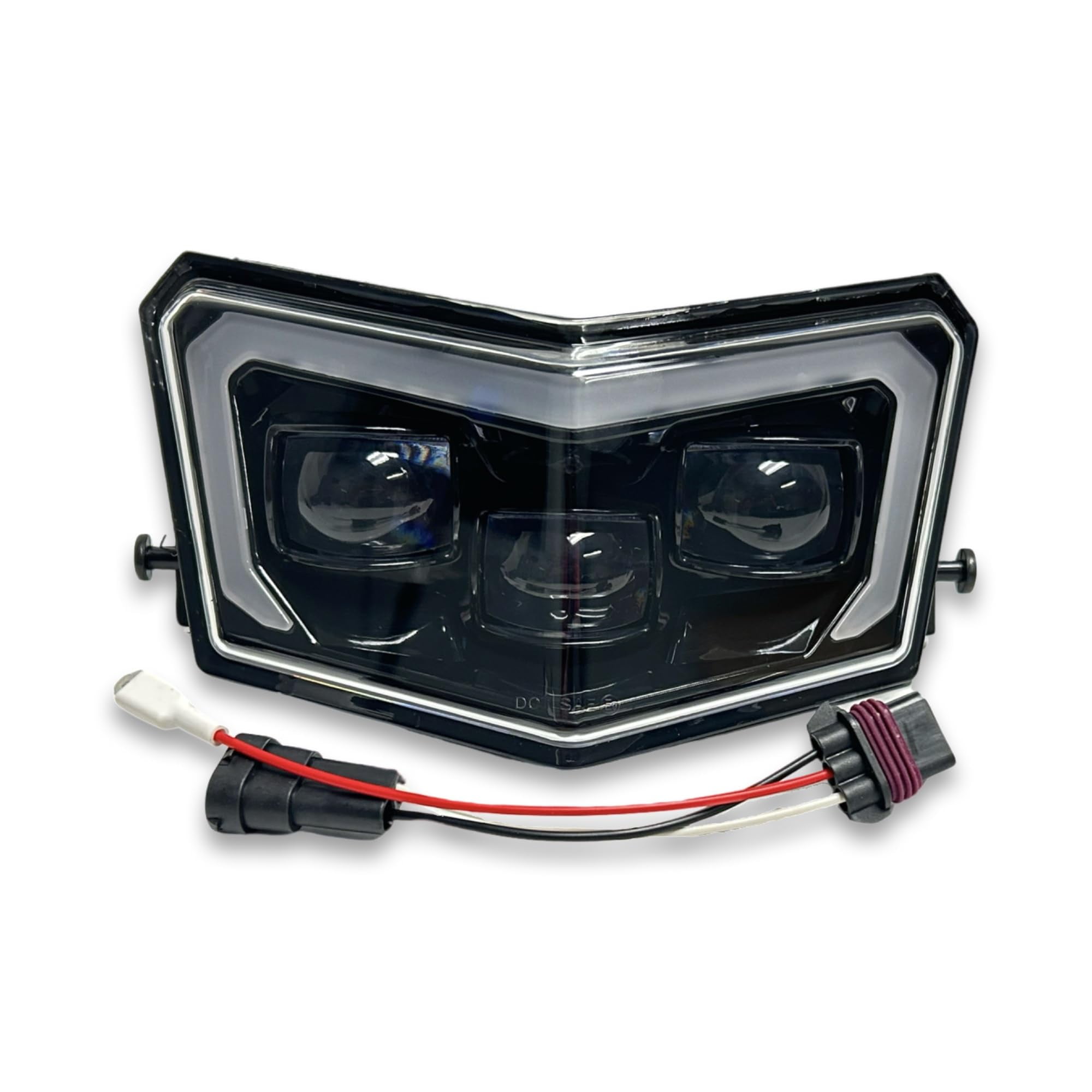Polaris Sportsman 450/570 850/1000 Black LED Handlebar Pod Headlight ...