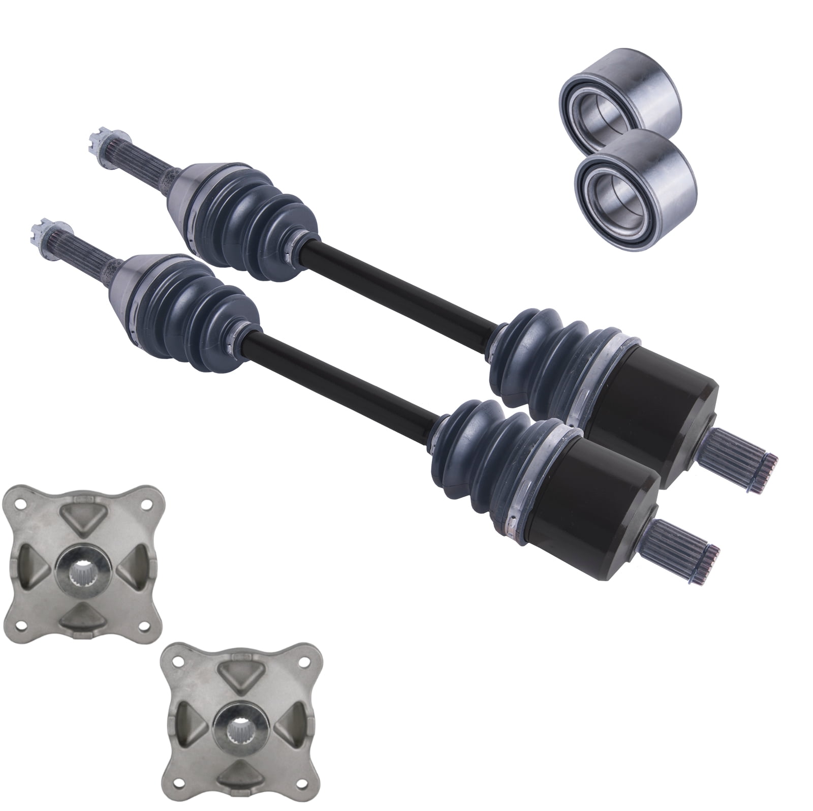 Polaris Sportsman front cv axles wheel bearings & hubs set 2007 - 2025 ...
