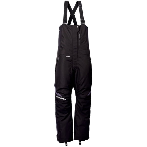 Polaris Womens Northstar 2.0 Snowmobile Bibs Waterproof Warm Black Snow ...
