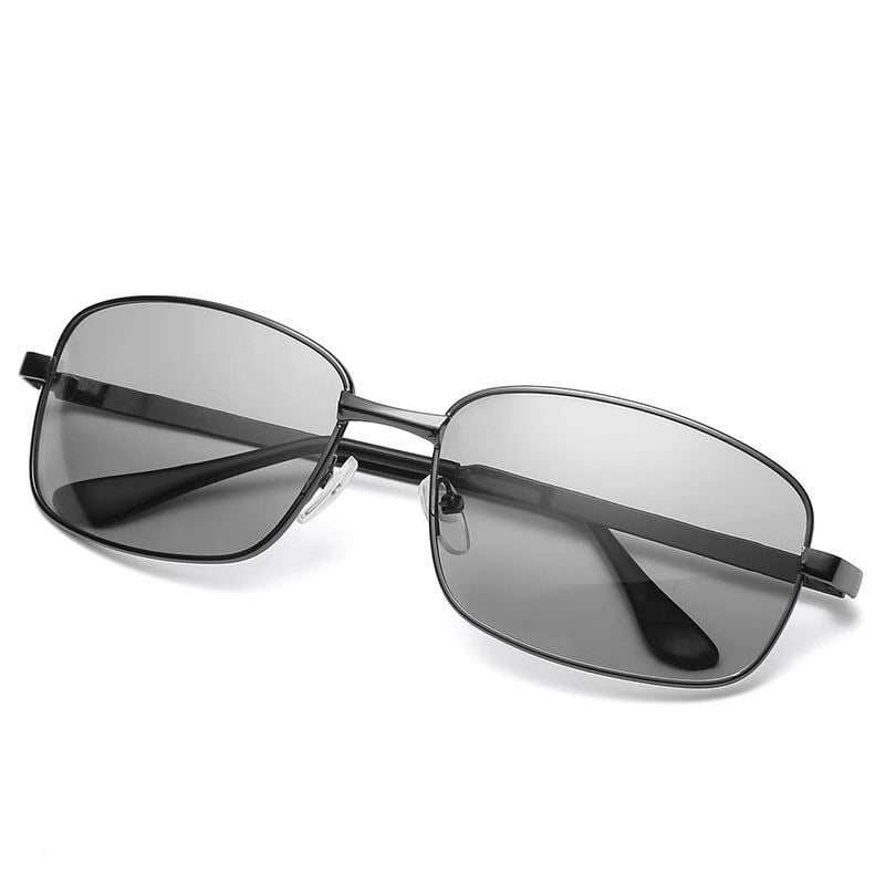 Polarized Aviator Sunglasses for Men, Photochromic Sunglasses with TAC UV400 Protection Lens for ...