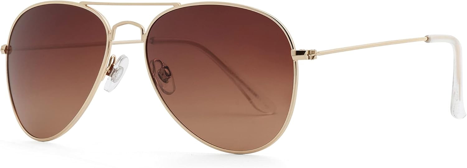 Polarized Aviator Sunglasses for Women Men, UV400 Protection Lens and ...
