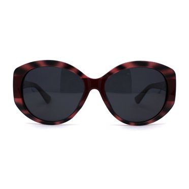 Womens Polarized Chic Narrow Butterfly Plastic Sunglasses Pink Tortoise Black - Walmart.com