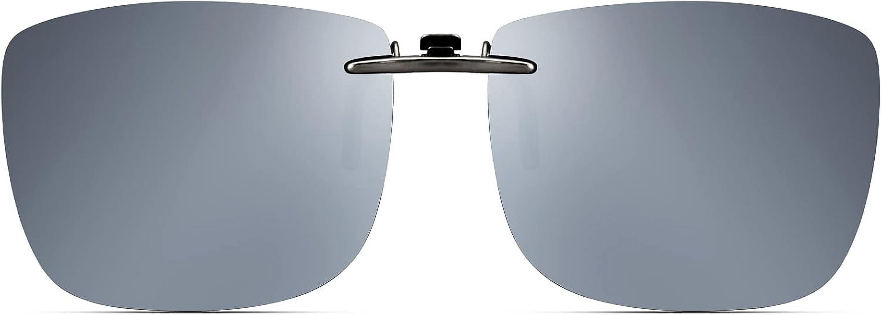 Polarized Clip On Sunglasses Over Prescription Glasses Men Women ...