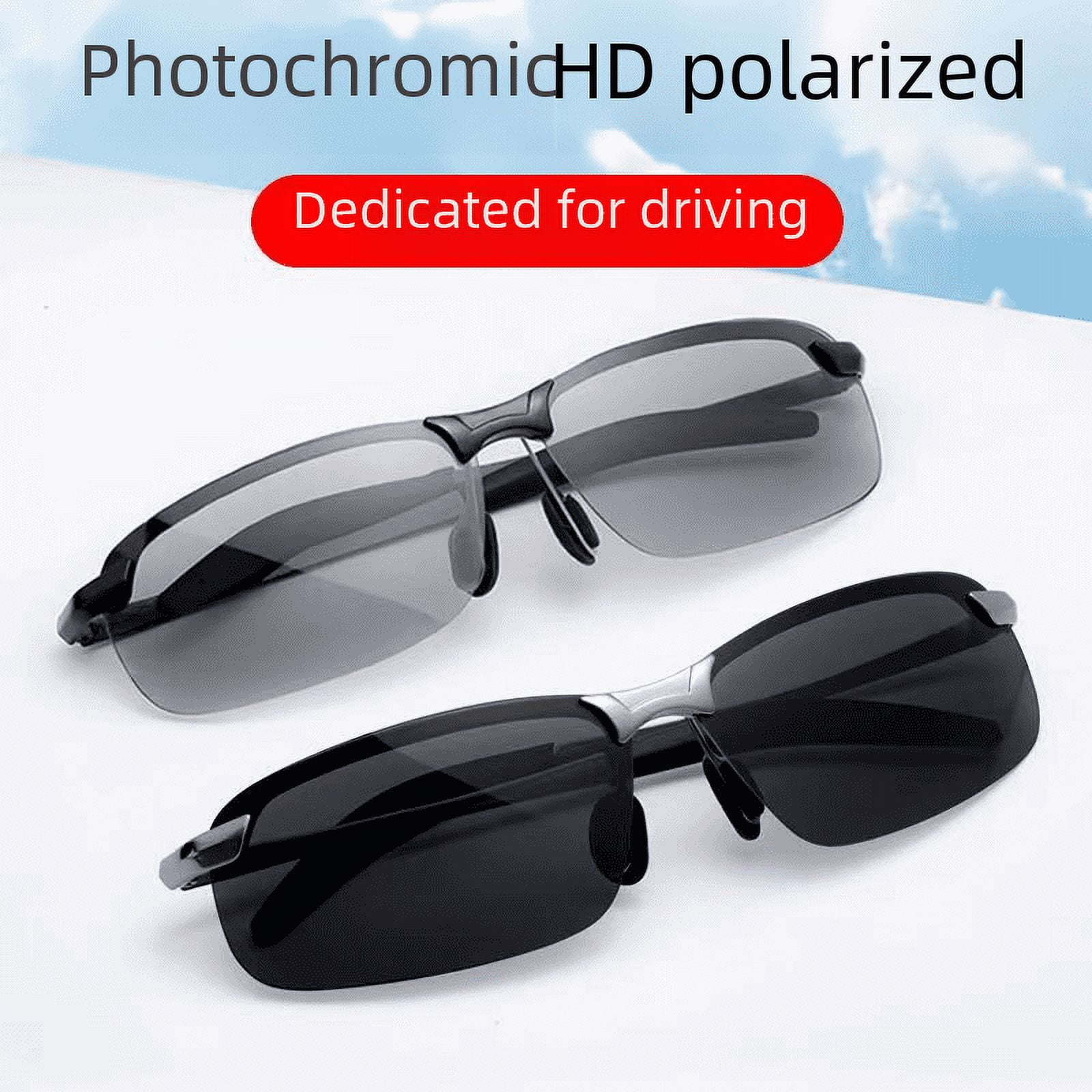 Polarized Color Changing Sunglasses for Day and Night One Pair of Anti ...
