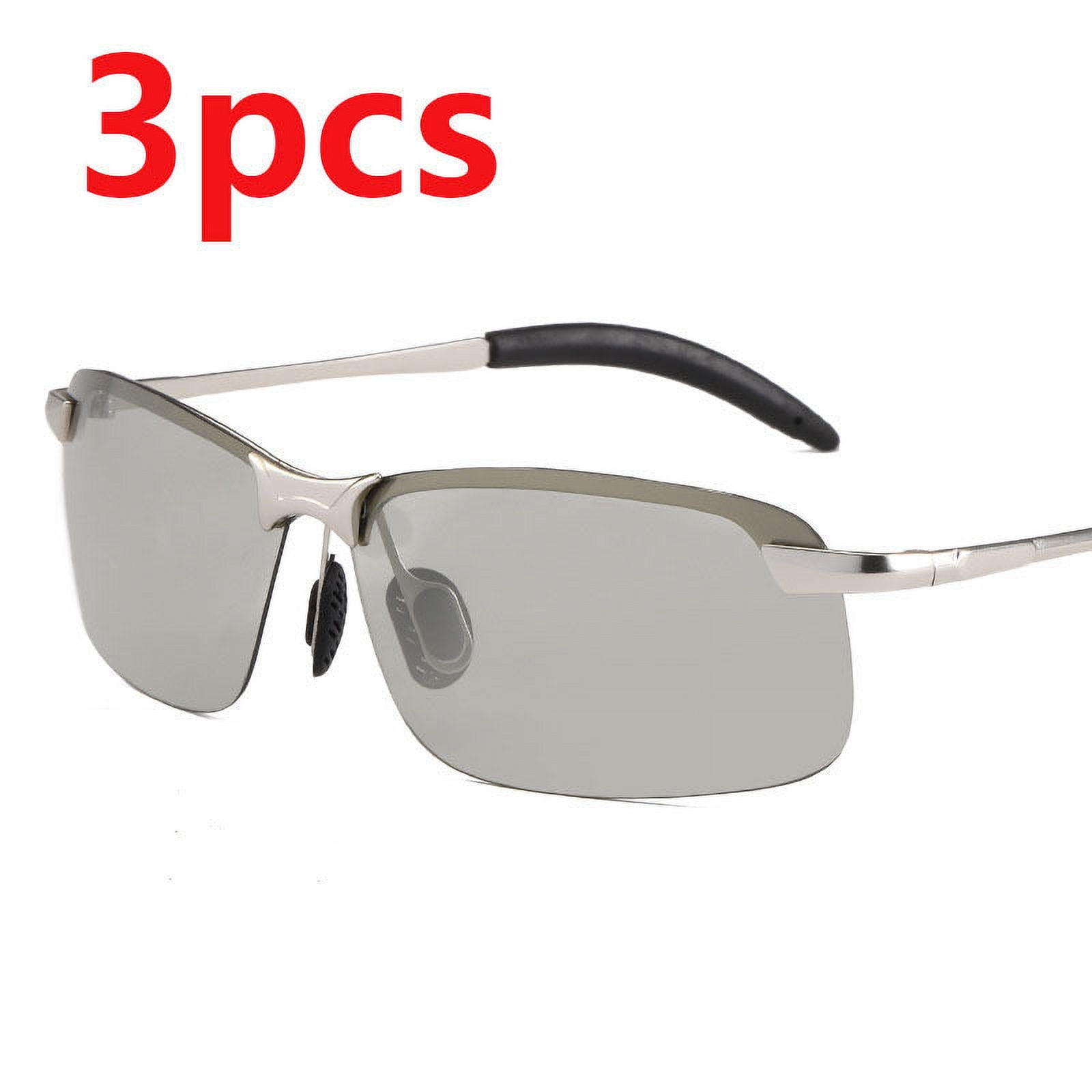 Polarized Day And Night Color Changing Glasses With Vintage Metal Frame ...
