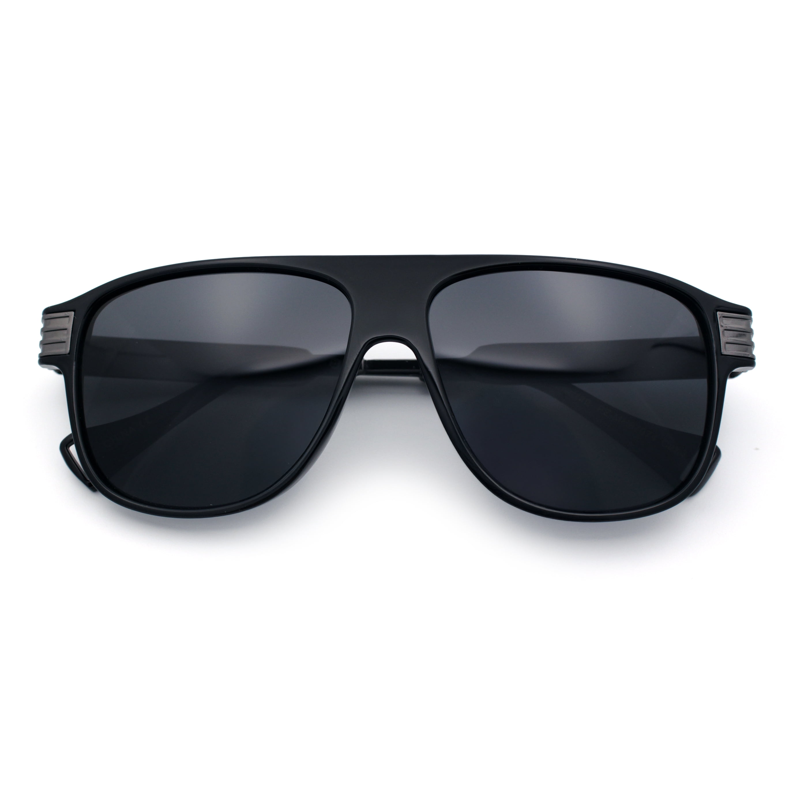 Polarized Mogul Mobster Flat Top Racer Mafia Plastic Fashion Sunglasses ...