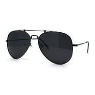 Air Force Luxury Classy Rectangular Officer Pilots Metal Sunglasses ...