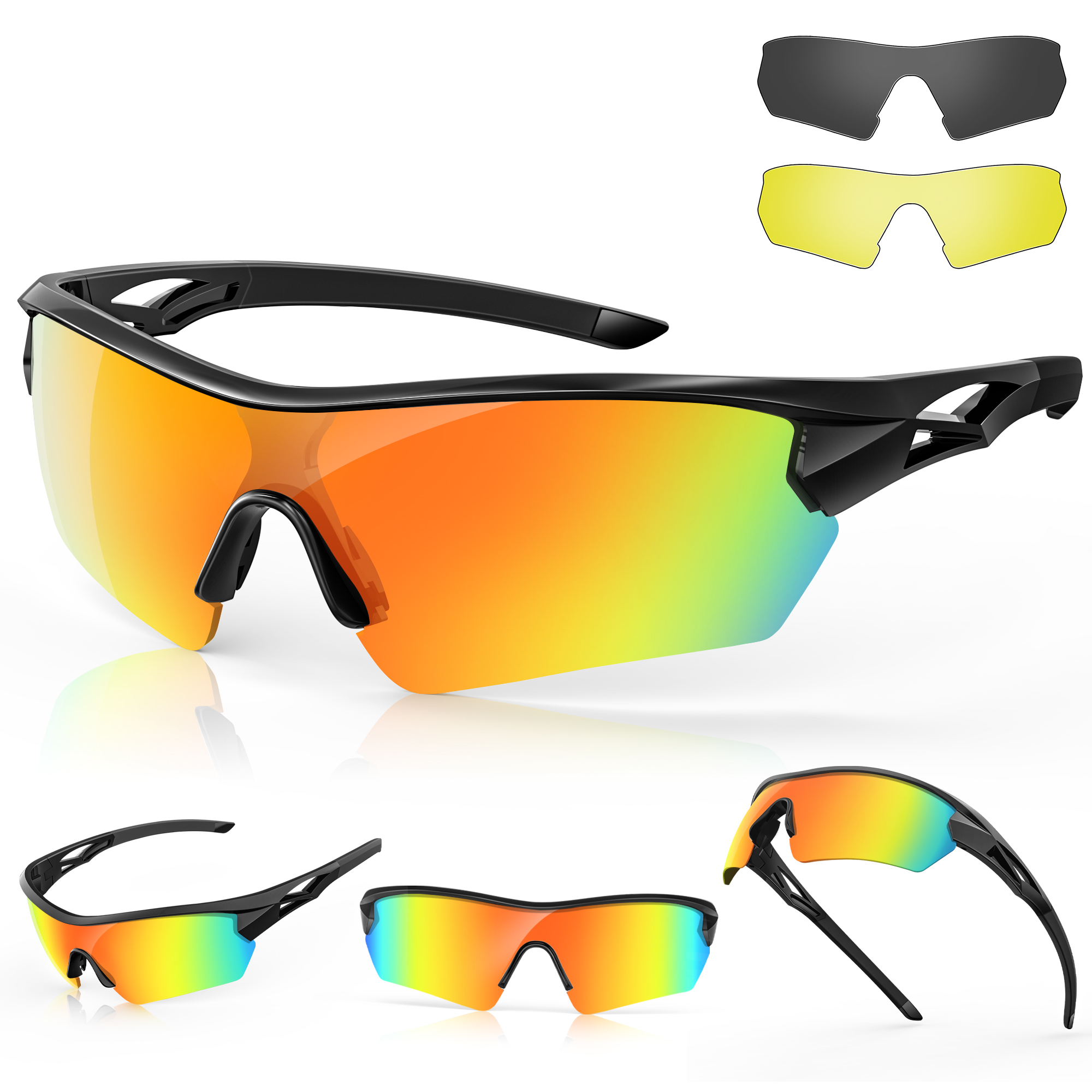 2024 Myopia Polarized Set Of Sunglasses Sunglasses Men And Women Large Frame Function Set Of