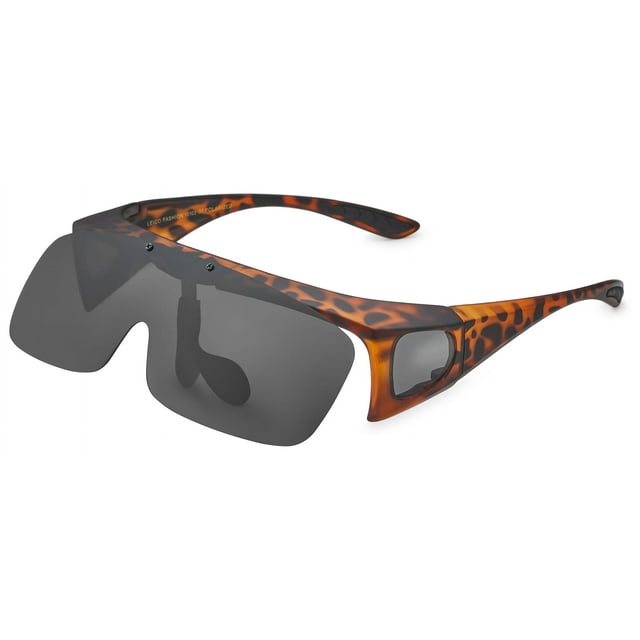 Polarized Sunglasses Fit Over Prescription Glasses for Men Women Flip ...