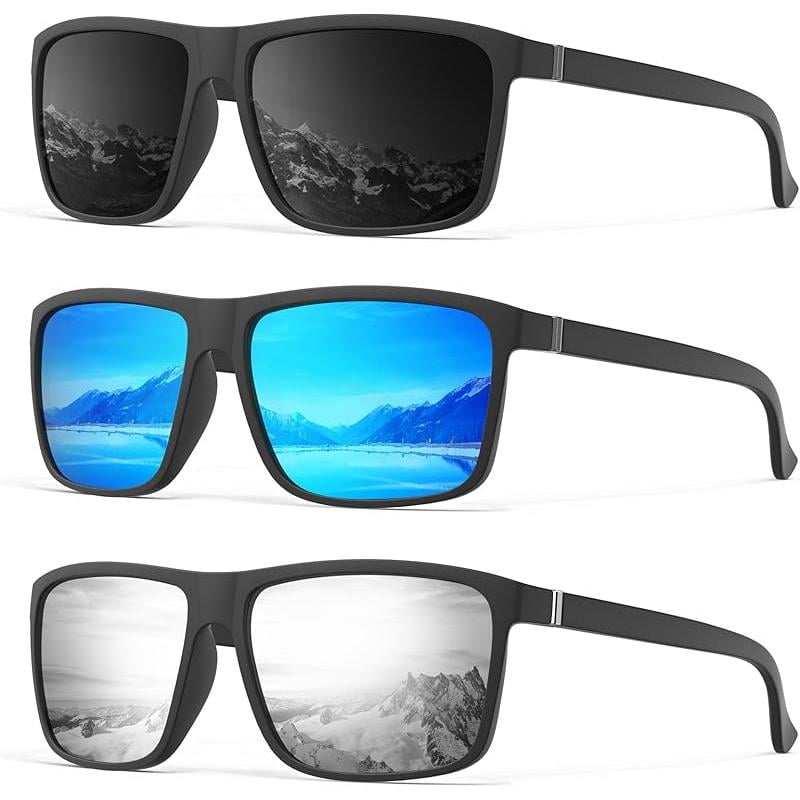 Polarized Sunglasses Men Women: Mens Sunglasses Sun Glasses for Driving ...