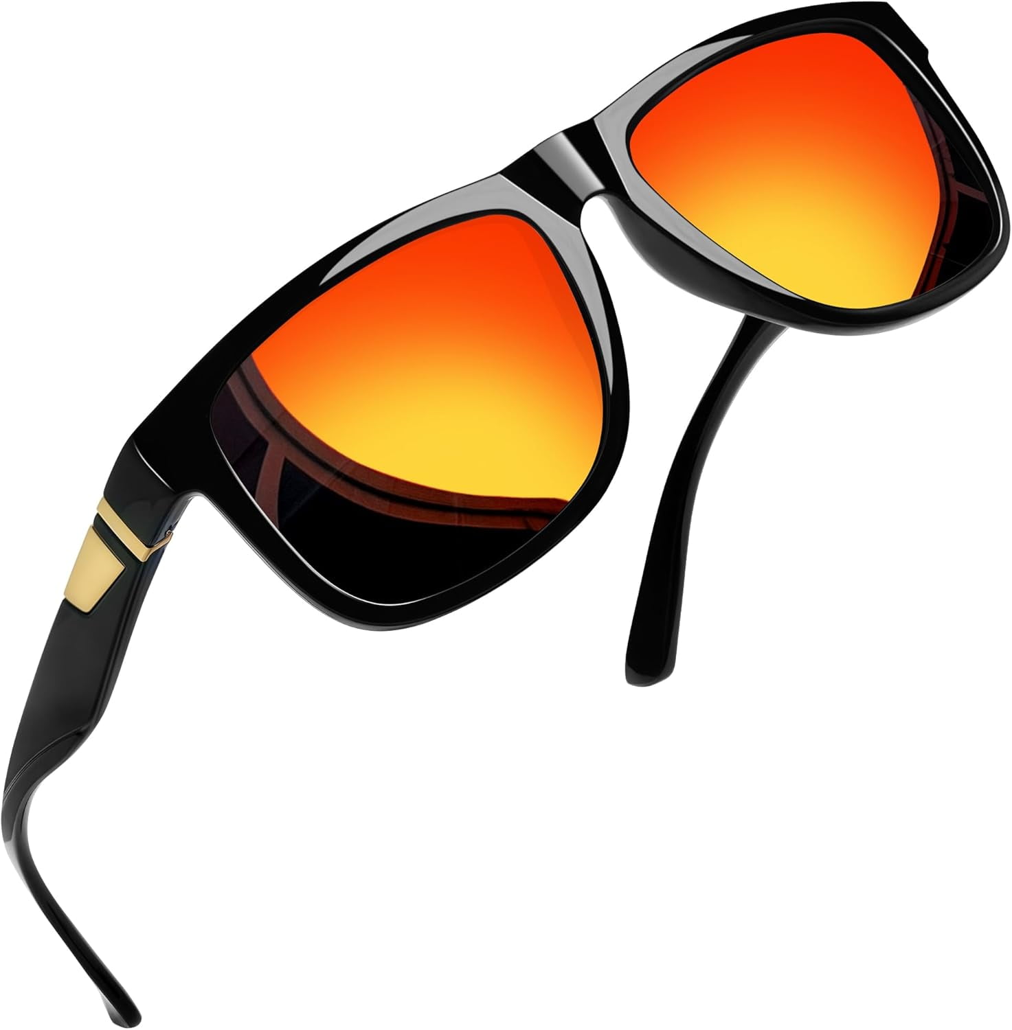 Polarized Sunglasses Men Women UV400 Protection, Big Chunky Square Sun ...