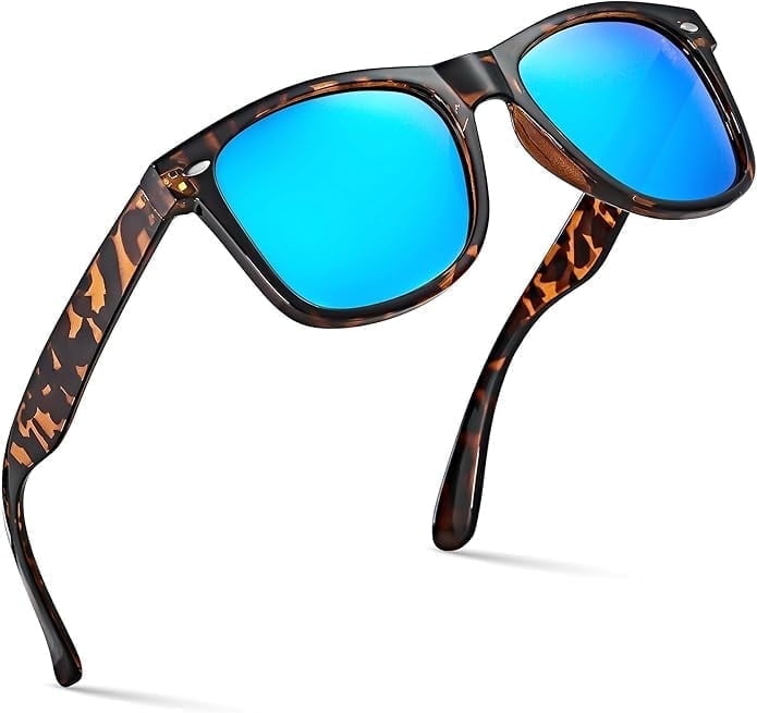 Polarized Sunglasses for Men Women Classic Vintage 80s Shades UV ...
