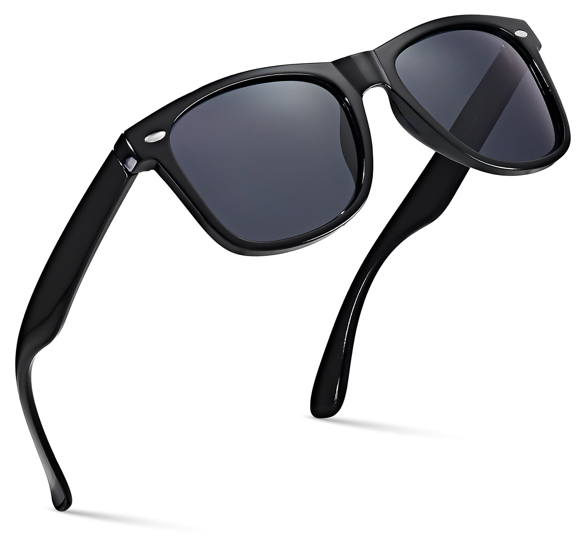 Modern Half Frame Round Colored Mirror Flat Lens Horn Rimmed Sunglasses ...