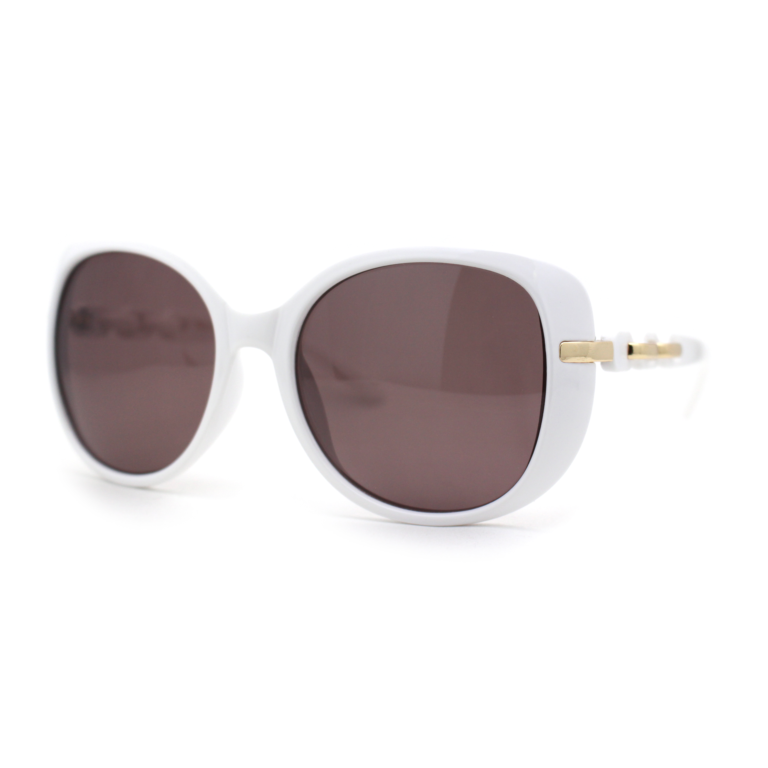 Polarized Womens Chain Arm Butterfly Designer Style Plastic Sunglasses ...