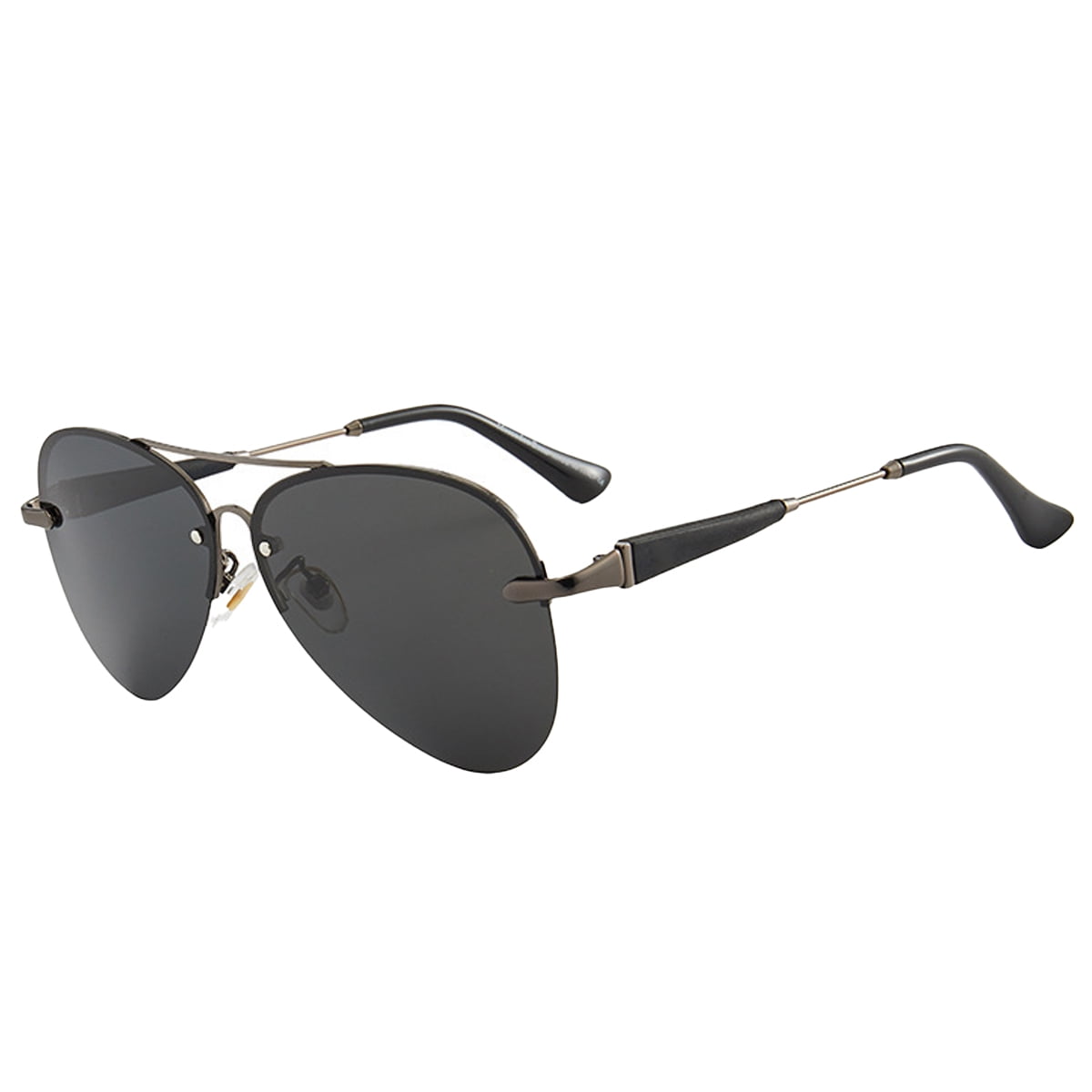 Polarized Sunglasses Without Frames Stylish Grey