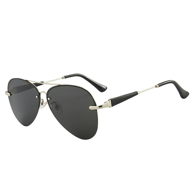 Polarized sunglasses without frames, stylish, Silver - Walmart.com