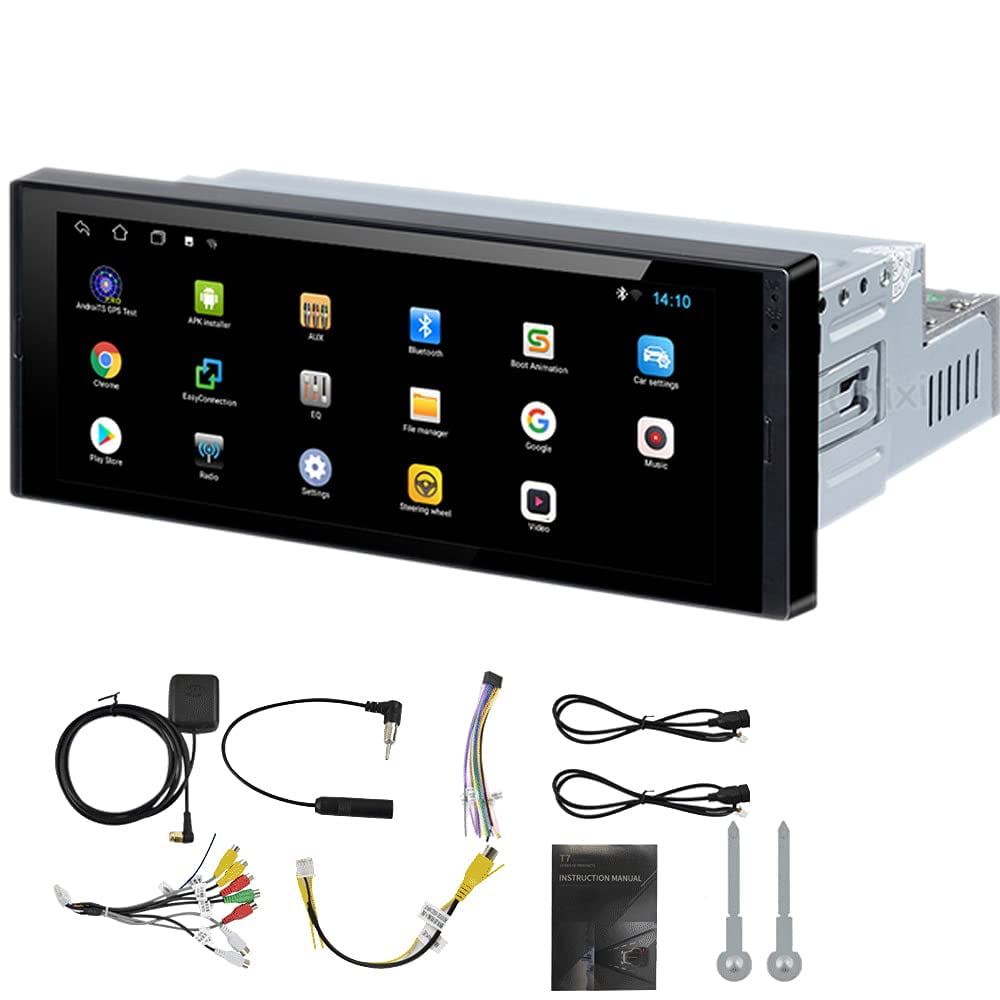 Polarlander Android Car Stereo 1 Din 6.9 inch Touch Screen Car Radio ...