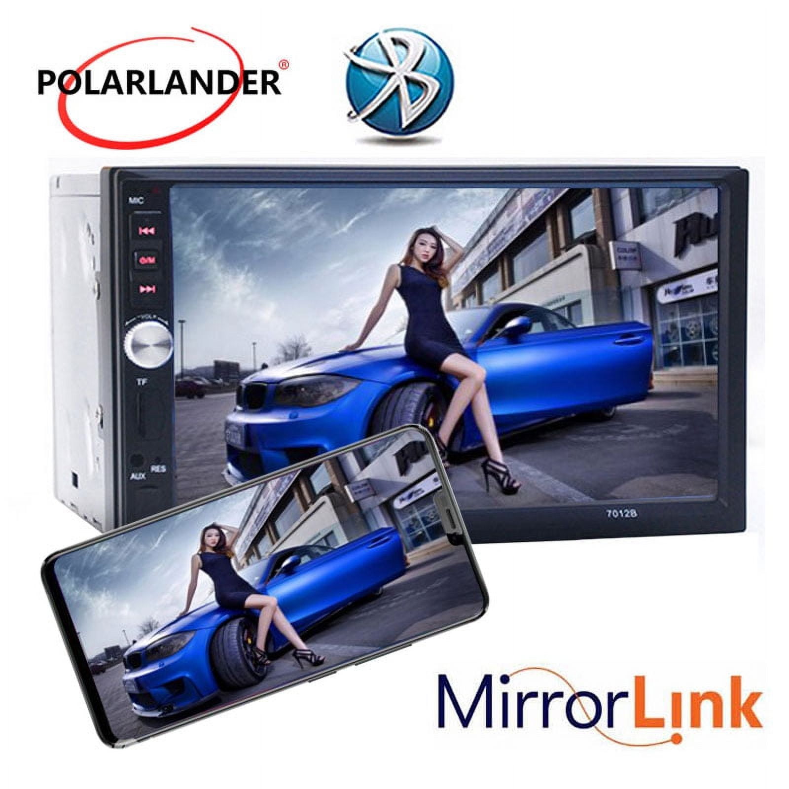 Polarlander Double Din Car Stereo Car Audio Car Radio Player 7-inch HD Touch Screen with ...