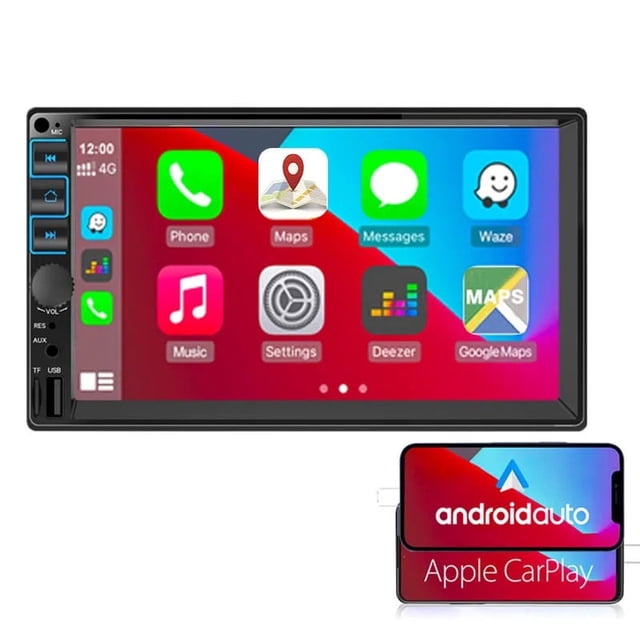 Polarlander Touchscreen Radio Car In-Dash Unit - Walmart Business Supplies