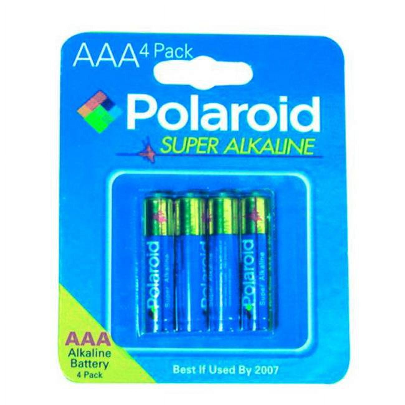 Polaroid 10054NB Heavy Duty AAA Alkaline Battery - Pack of 4 - Walmart.com