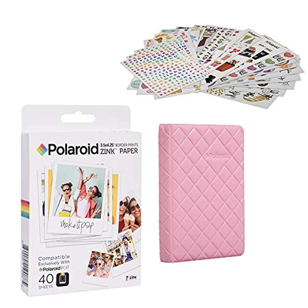 Polaroid 3.5 x 4.25 inch Premium ZINK Paper Sticker Kit - Walmart.com