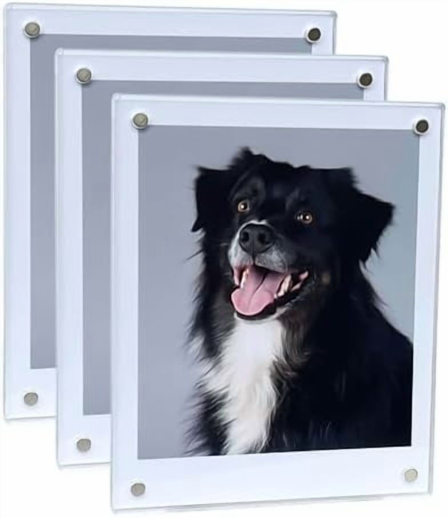 Polaroid 3.5x4.25” Magnetic Picture Frame, Fridge Magnet Photo Frame ...