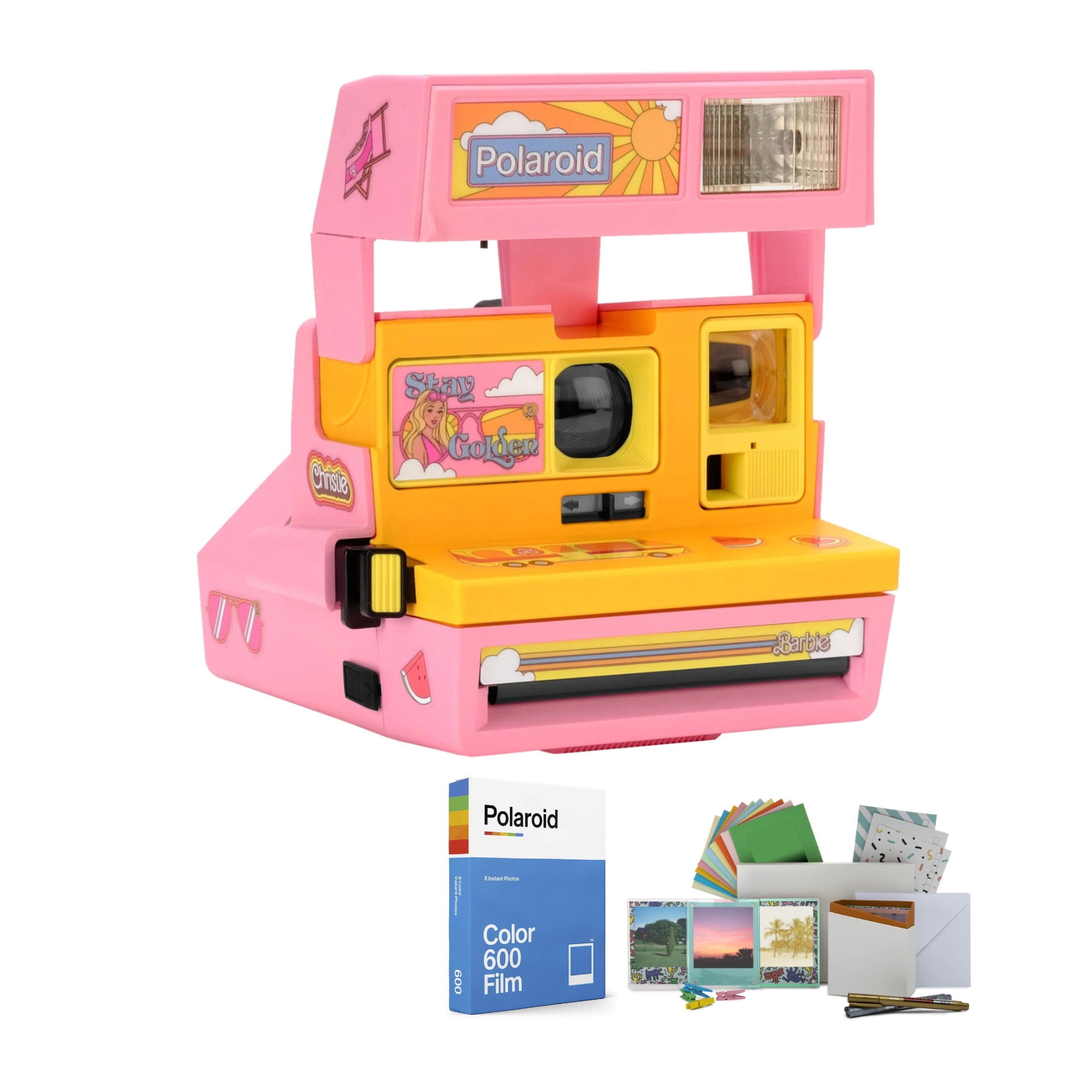 Polaroid 600 Instant Film Camera - Malibu Barbie Edition with Film Kit ...