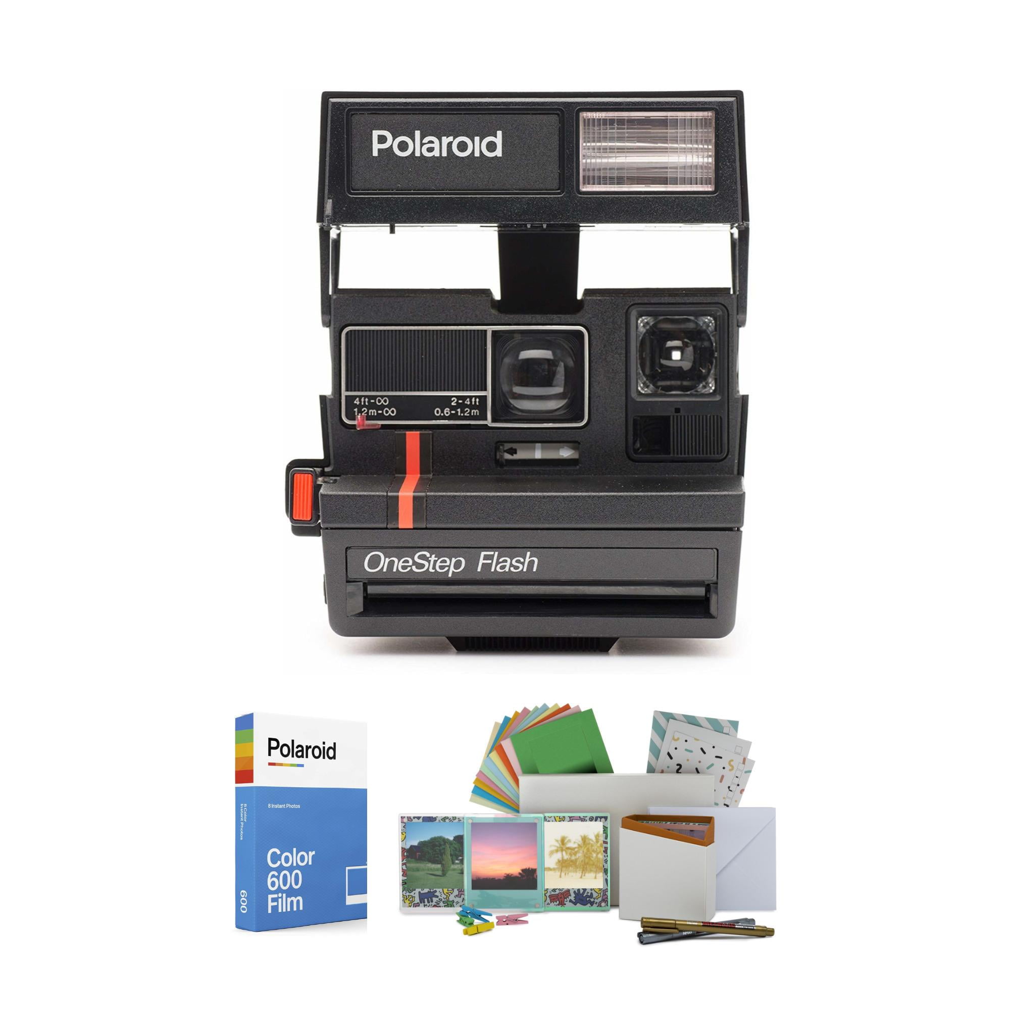 Polaroid Originals 600 Red Stripe Instant Film Camera, Red/Black ...