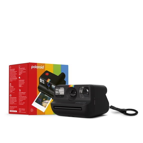 Polaroid Go Generation 2 Instant Camera Bundle (Black) with Black Clip ...