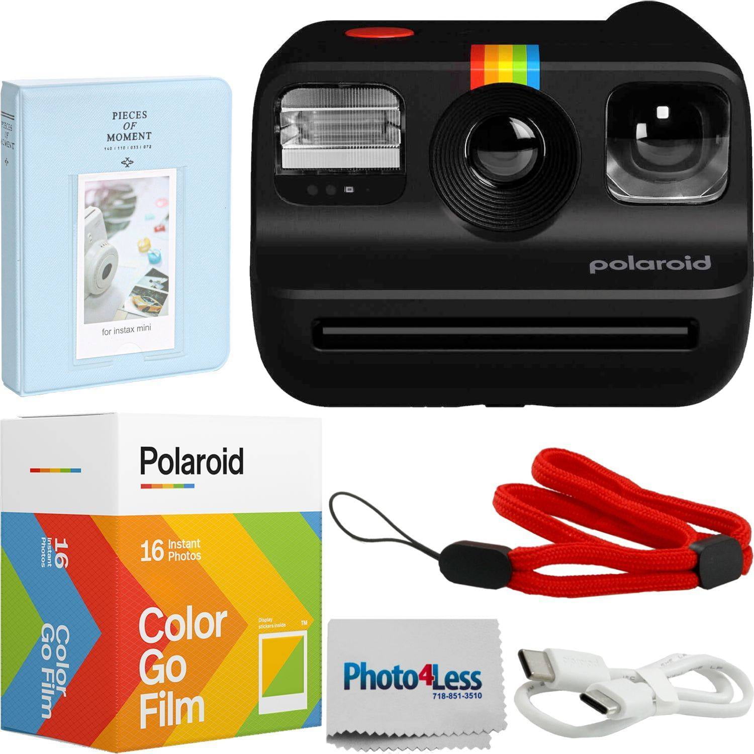 Polaroid Go Gen 2 Instant Camera Kit (Black) with Color Film, Double Pack, Instax Album ...