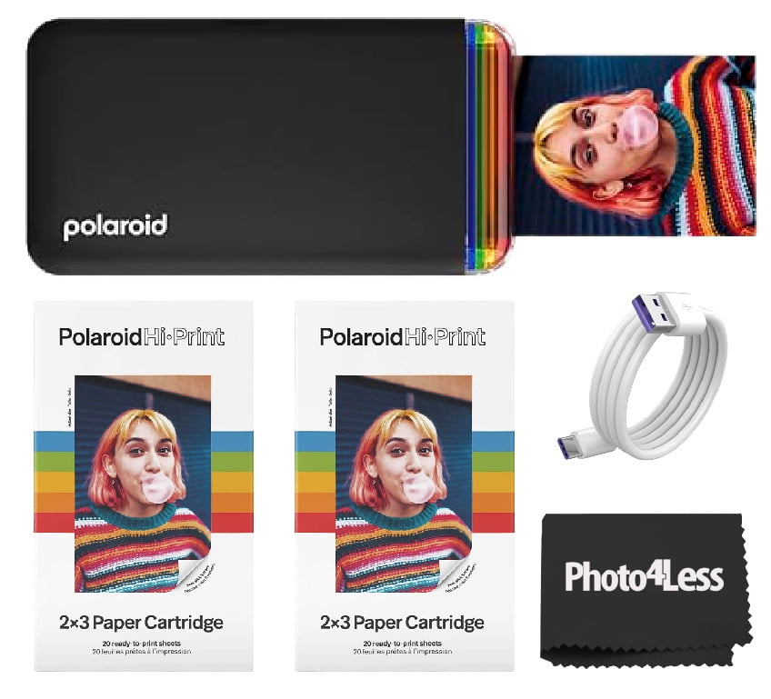 Polaroid Hi-Print - 2nd Generation Bluetooth Connected 2x3 Pocket Photo ...
