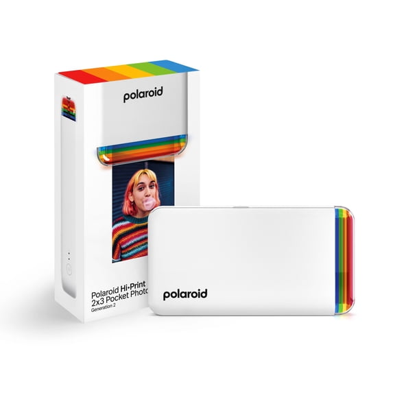 Polaroid Hi-Print 2x3 Pocket Photo Printer Gen 2 Bluetooth Mini ...