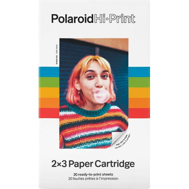 Polaroid Hi-Print Paper - 2x3 Paper Cartridge (20 Sheets) Dye-Sub (Not ...