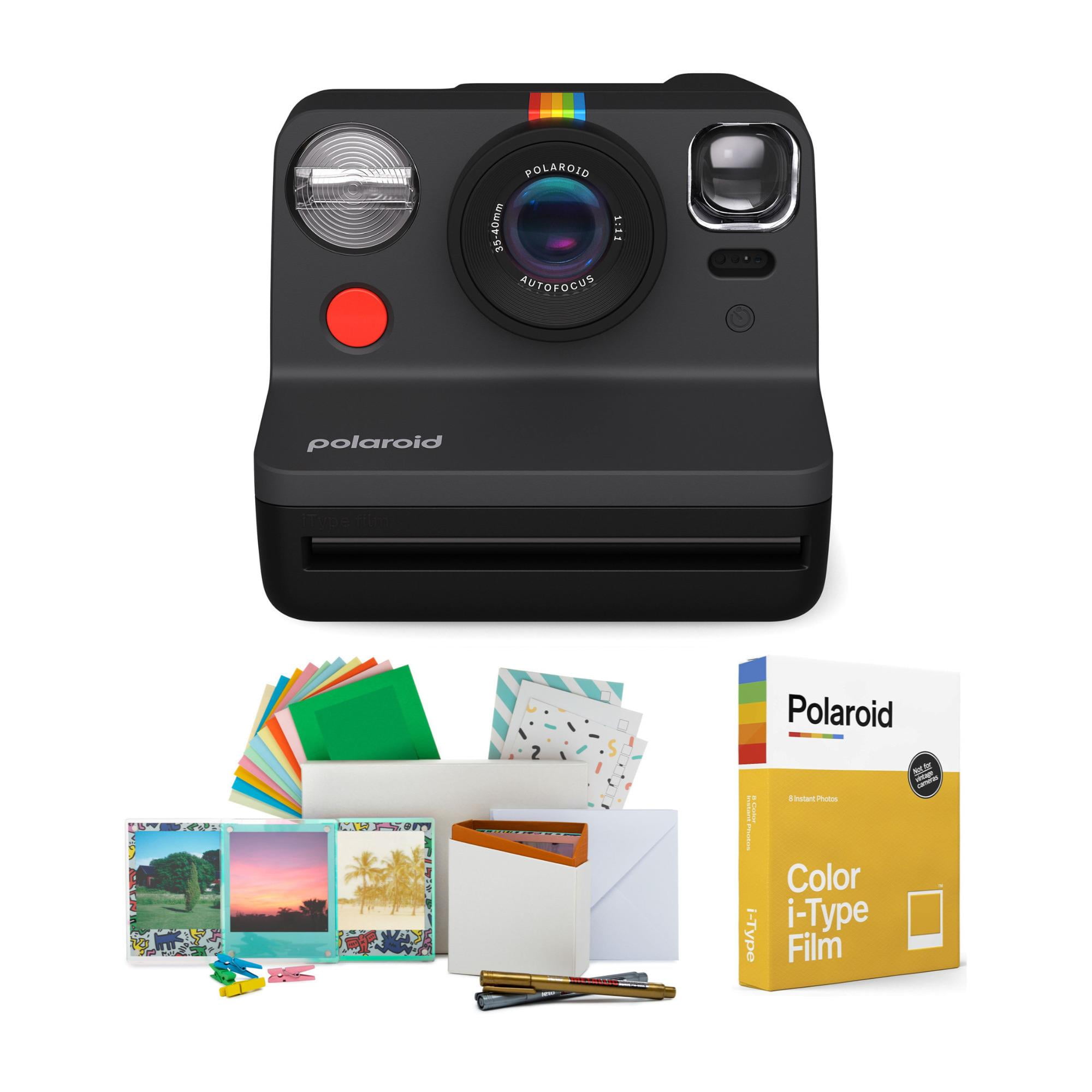 Polaroid NOW Gen 2 Instant Camera (Black) with Color Film, Magnetic ...
