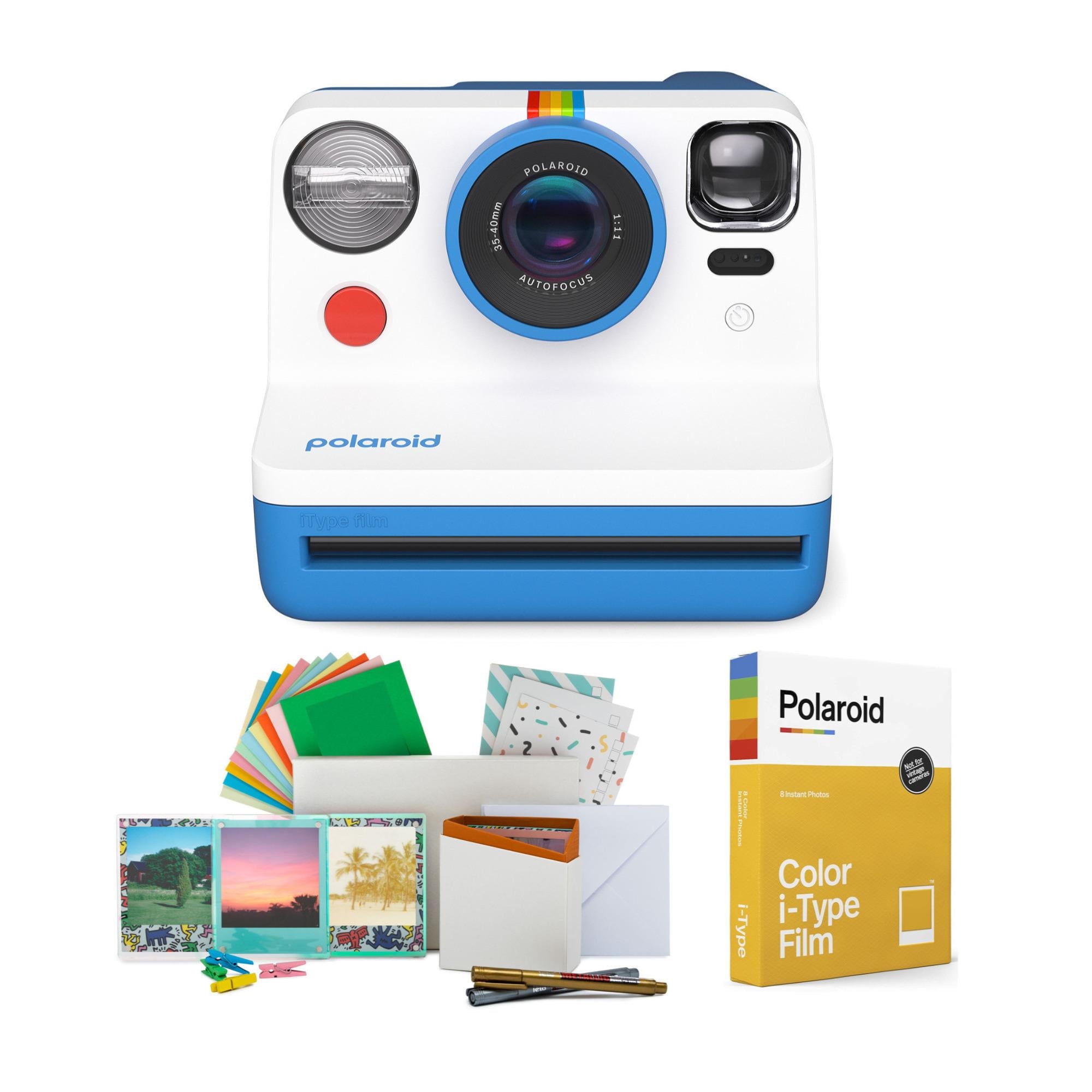 Polaroid NOW Portable Instant Camera Gen 2 (Blue) w/Photo Print Pack ...