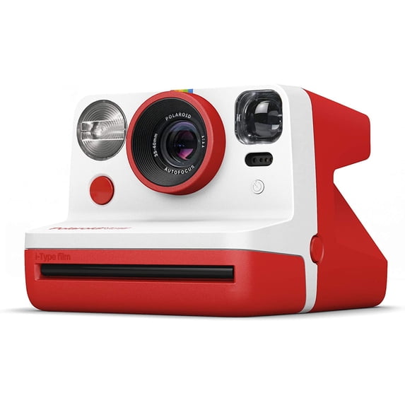 Polaroid NOW - Red, Original Instant Print Analog Camera with Autofocus ...
