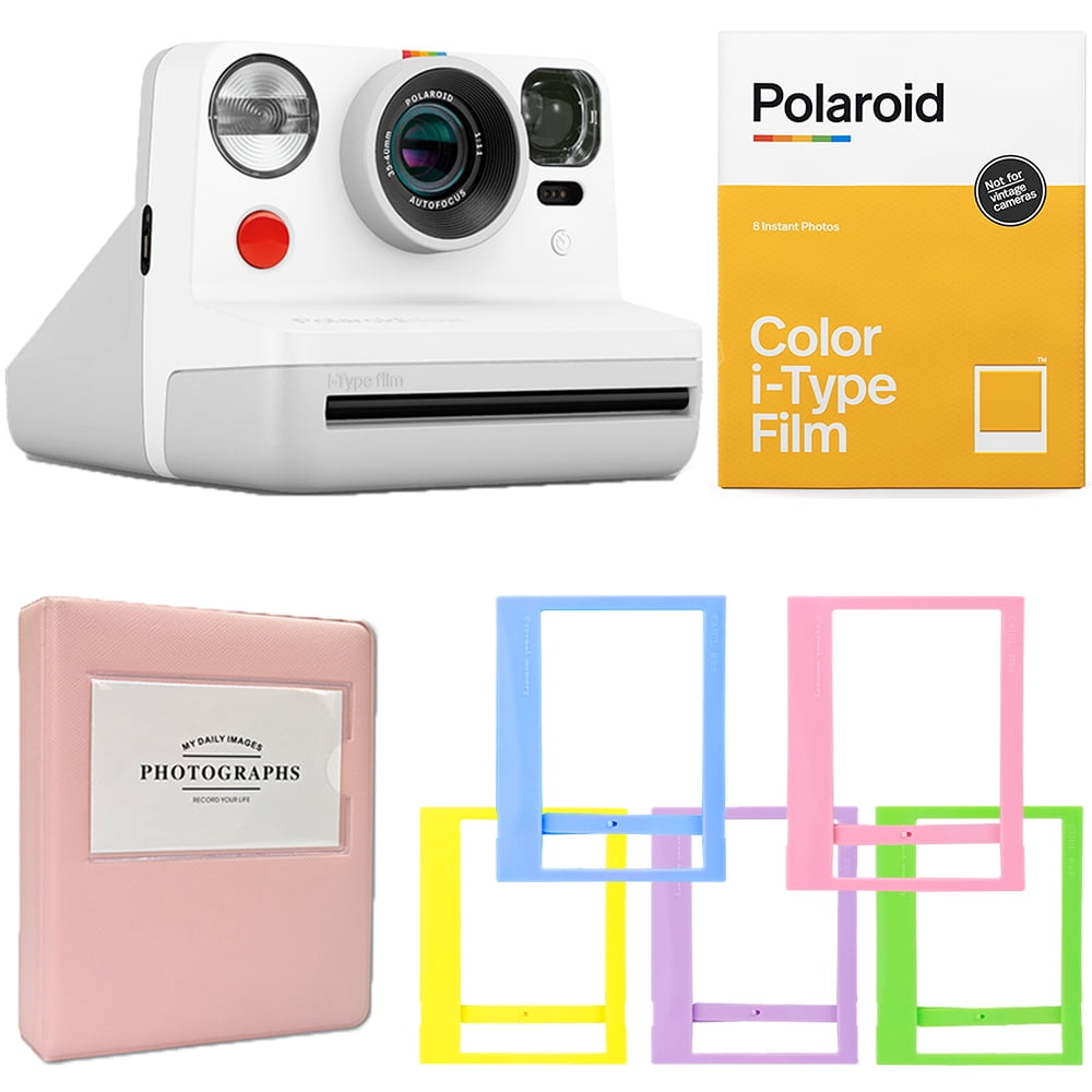 Polaroid NOW i-Type Camera - White | Color Film | Album | Frames ...