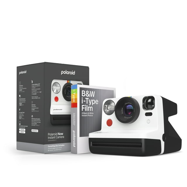 Polaroid Now Gen 2 Instant Camera - Reusable, New Instant Photography ...