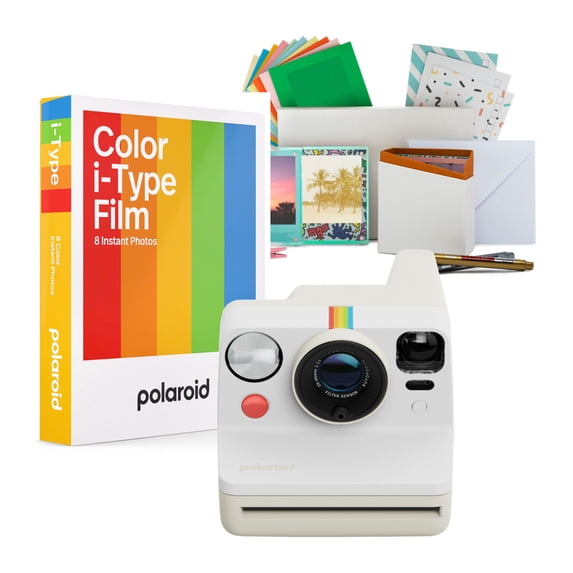 Polaroid Now Generation 3 Analog Instant Camera and Focus Polaroid Film ...