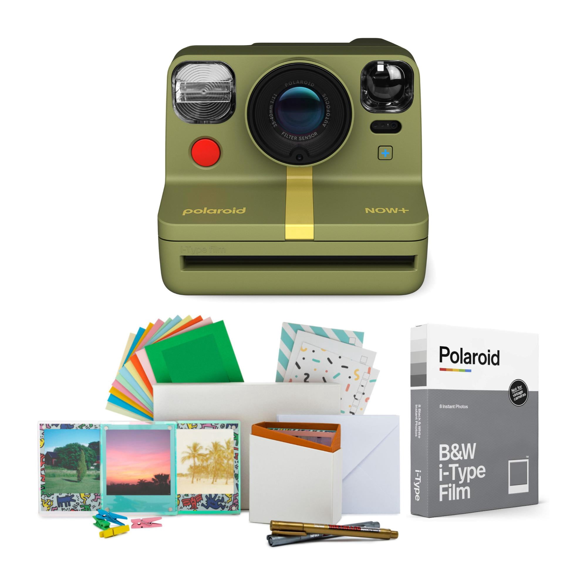 Polaroid Now+ Instant Camera Generation 2 (Forest Green) w/Film Kit & B ...