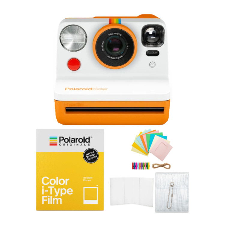 Polaroid Originals Now Viewfinder i-Type Instant Camera (Orange) Film ...