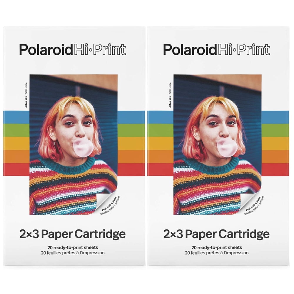 Polaroid Originals PRD6089 Hi-Print Photo Paper 2x3 Paper Cartridge 40 ...