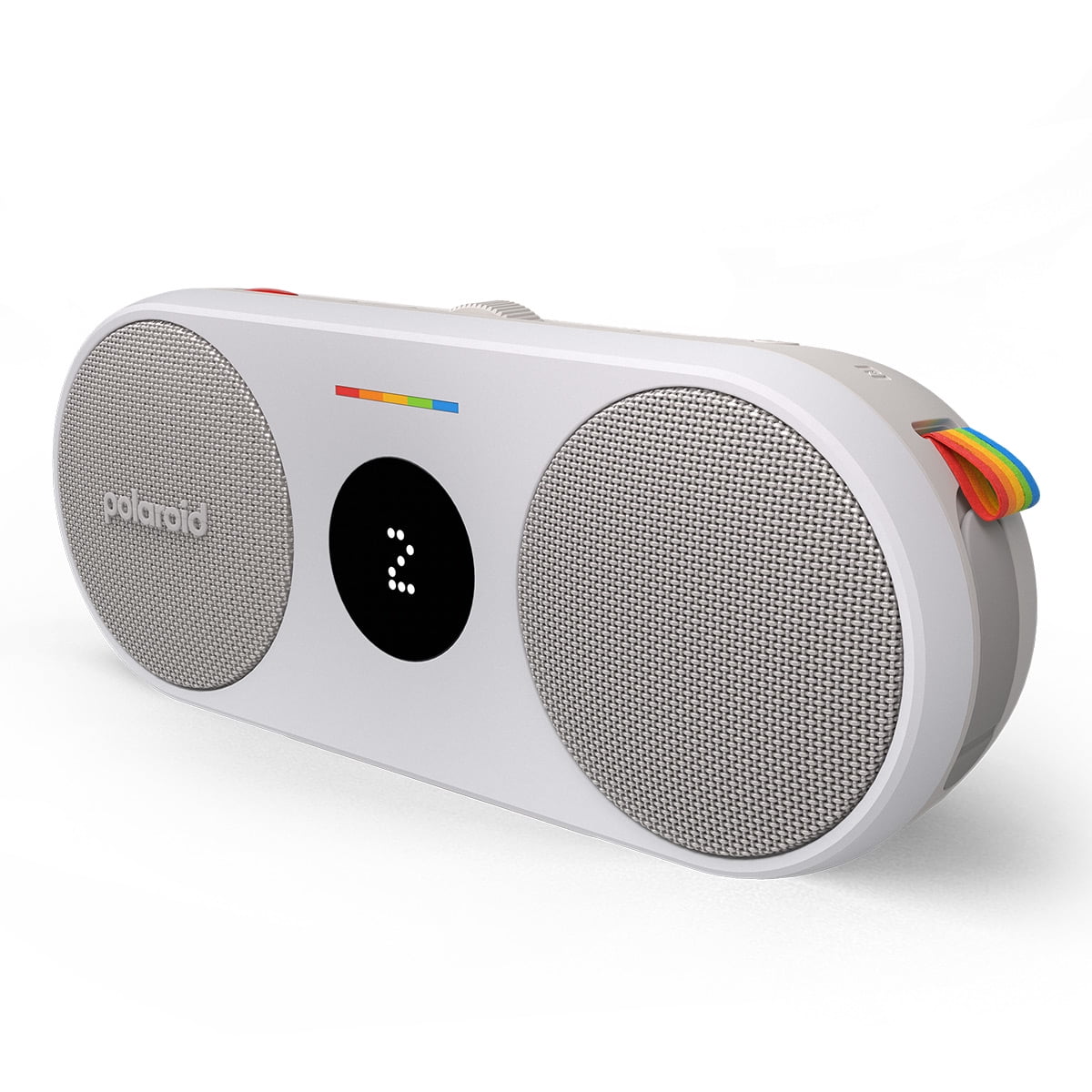 Polaroid P2 Portable Bluetooth Speaker with Wrist Strap (Gray & White ...