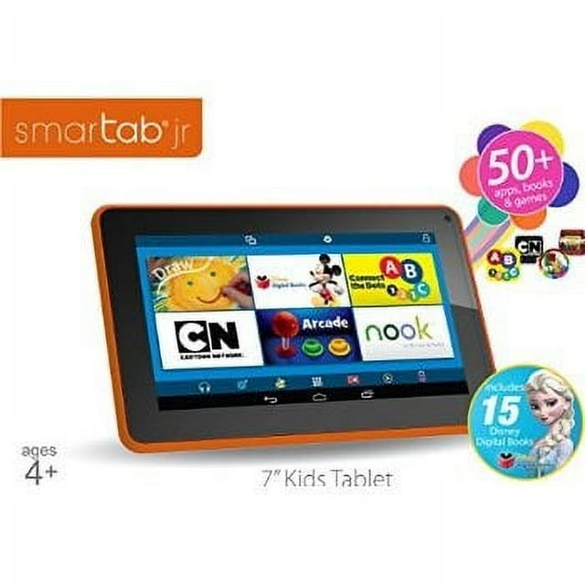 Polaroid STJR76OR Smartab Jr 7 Inch Tablet Orange - Walmart.com