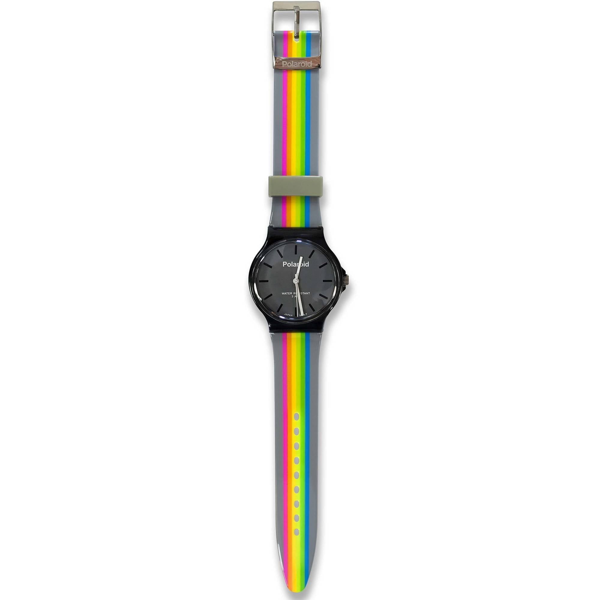 Polaroid Unisex Gray Band Watch - Walmart.com