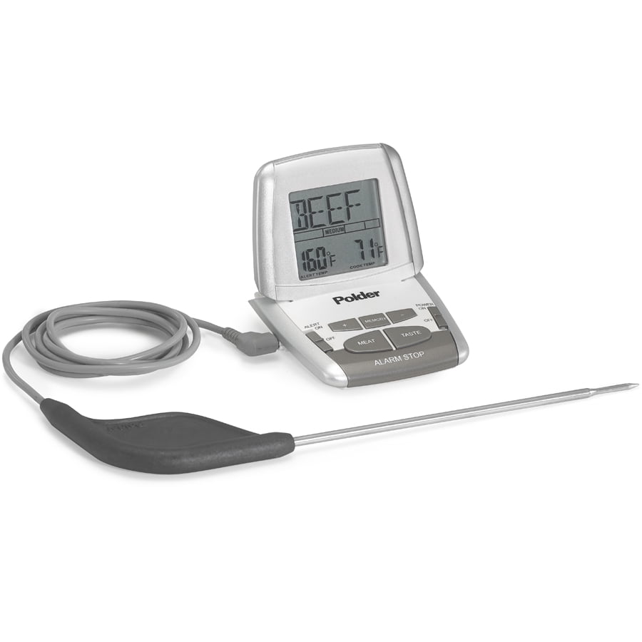 Polder Deluxe Preset In-Oven Thermometer with Ultra Probe THM-308-90 ...