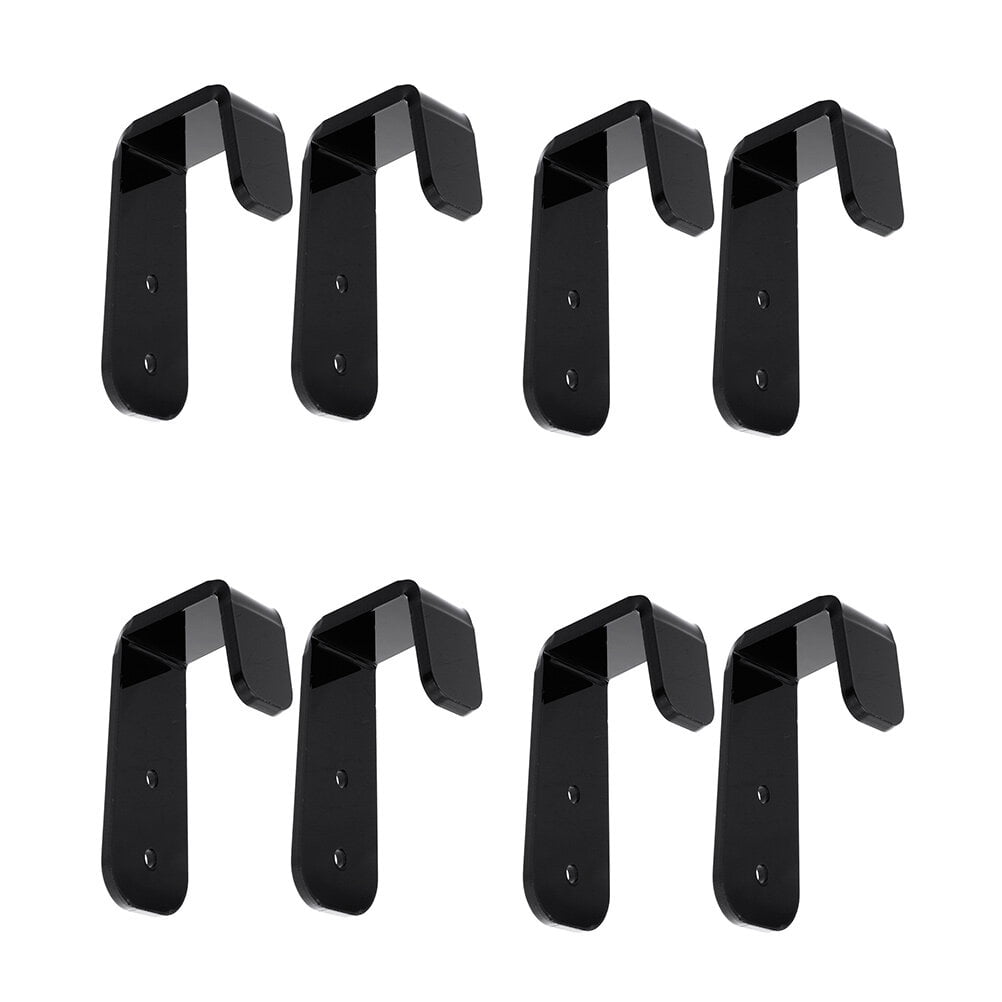 ifundom Fishing Pole Display Hanger Stand for 4 Pairs Ski Poles Black ...